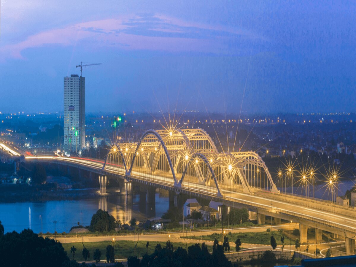 Cầu Đông Trù 8 làn xe - Cây cầu rộng nhất Việt Nam